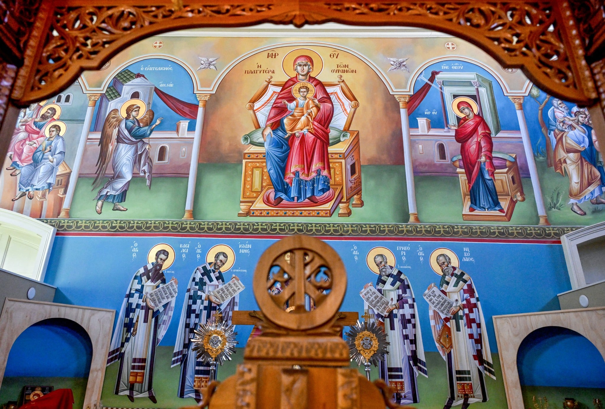 Holy Cross Greek Orthodox Church’s iconography taps into ancient ...