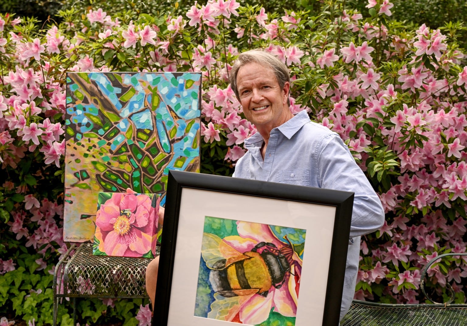 Macon artist Mark Ballard still creates beauty in his community – The ...